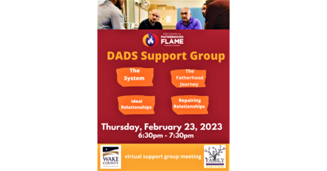 DADS Support Group (02/21/2023) - News - Wake County Housing Authority